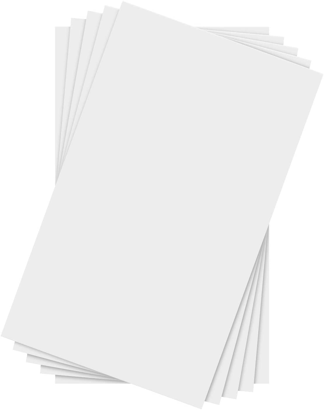 White Chipboard - Cardboard Medium Weight Chipboard Sheets - 25 Per ...