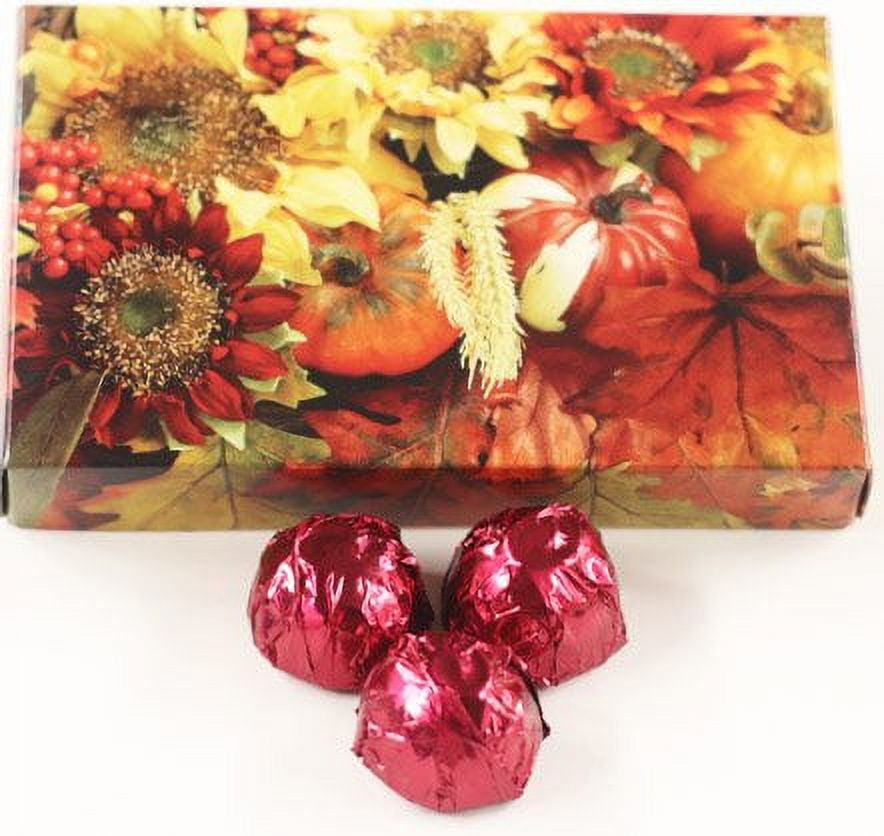 White Chocolate Butter Cream Cream Filling Candies with Burgandy Foils ...