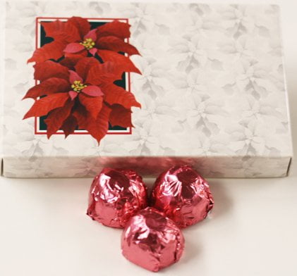 White Chocolate Strawberry Marmalade Candies with Pink Foils in a 1 ...