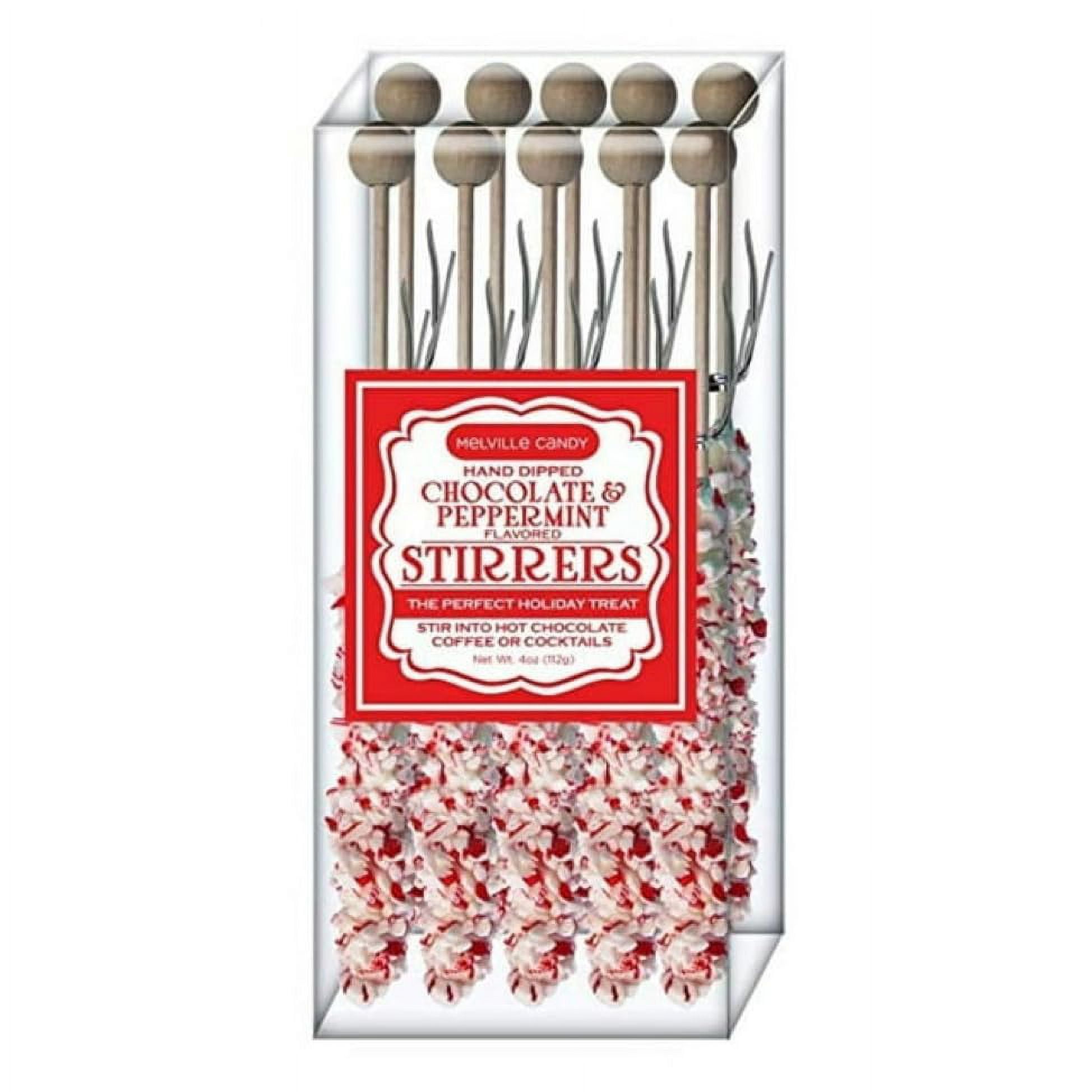 White Chocolatey Peppermint Stirrers-10ct - Walmart.com