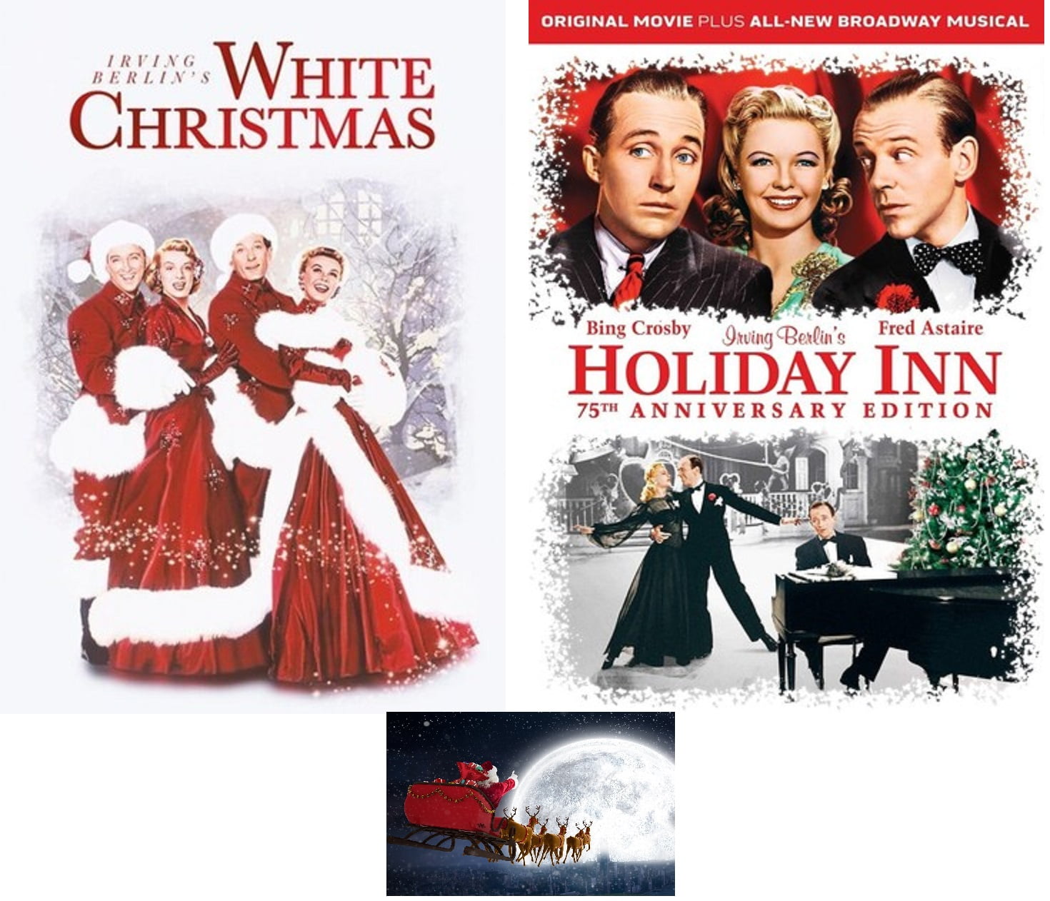 White Christmas & Holiday Inn Irving Berlin Double Feature 2 DVD Set ...