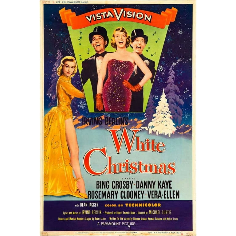 White Christmas Musical Poster