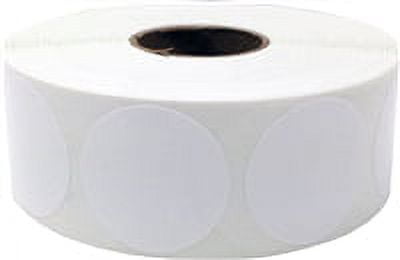 White Circle Dot Stickers | 1" Inch Round | 500 Pack - Walmart.com