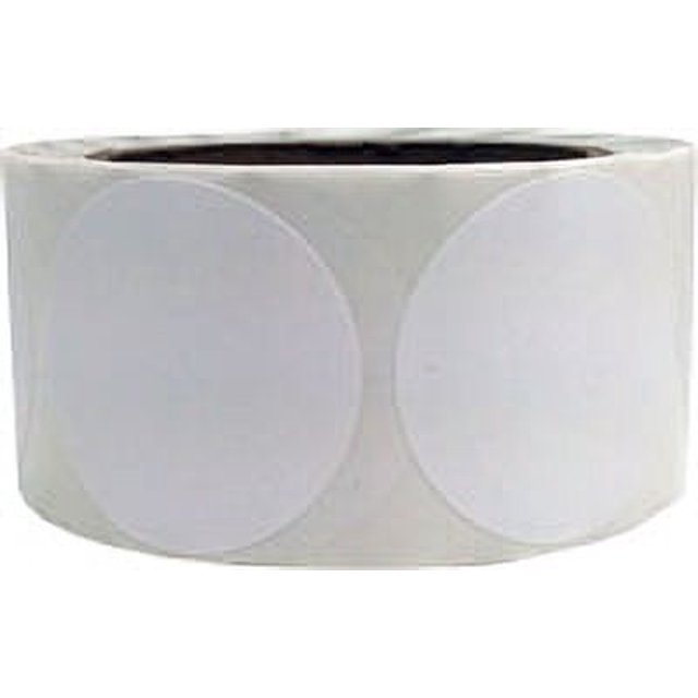 White Circle Stickers | 2" Inches Round | 500 Pack - Walmart.com