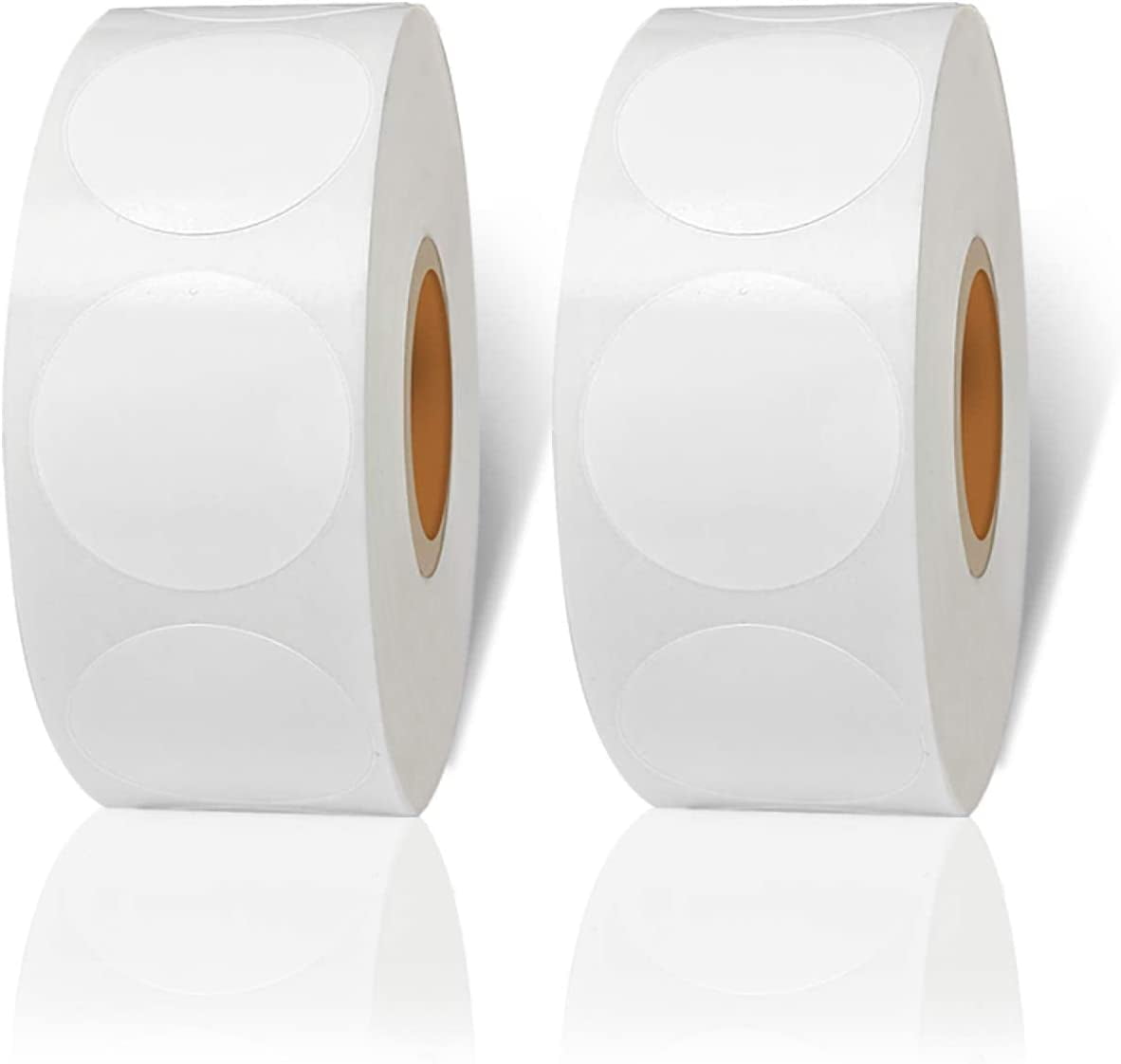 White Circle Stickers 2000Pcs Dot Stickers, 1 Inch Round White Coding ...