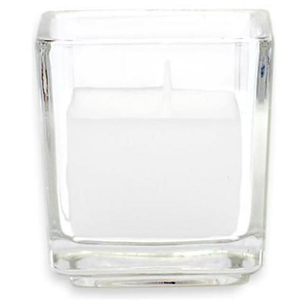 White Citronella Square Glass Votive Candles -12pc-Box - Walmart.com