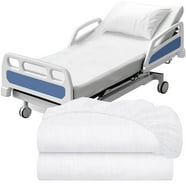 4 Pack - Premium Fitted Hospital Bed Sheets Set, 36''x84''x16'' Deep ...
