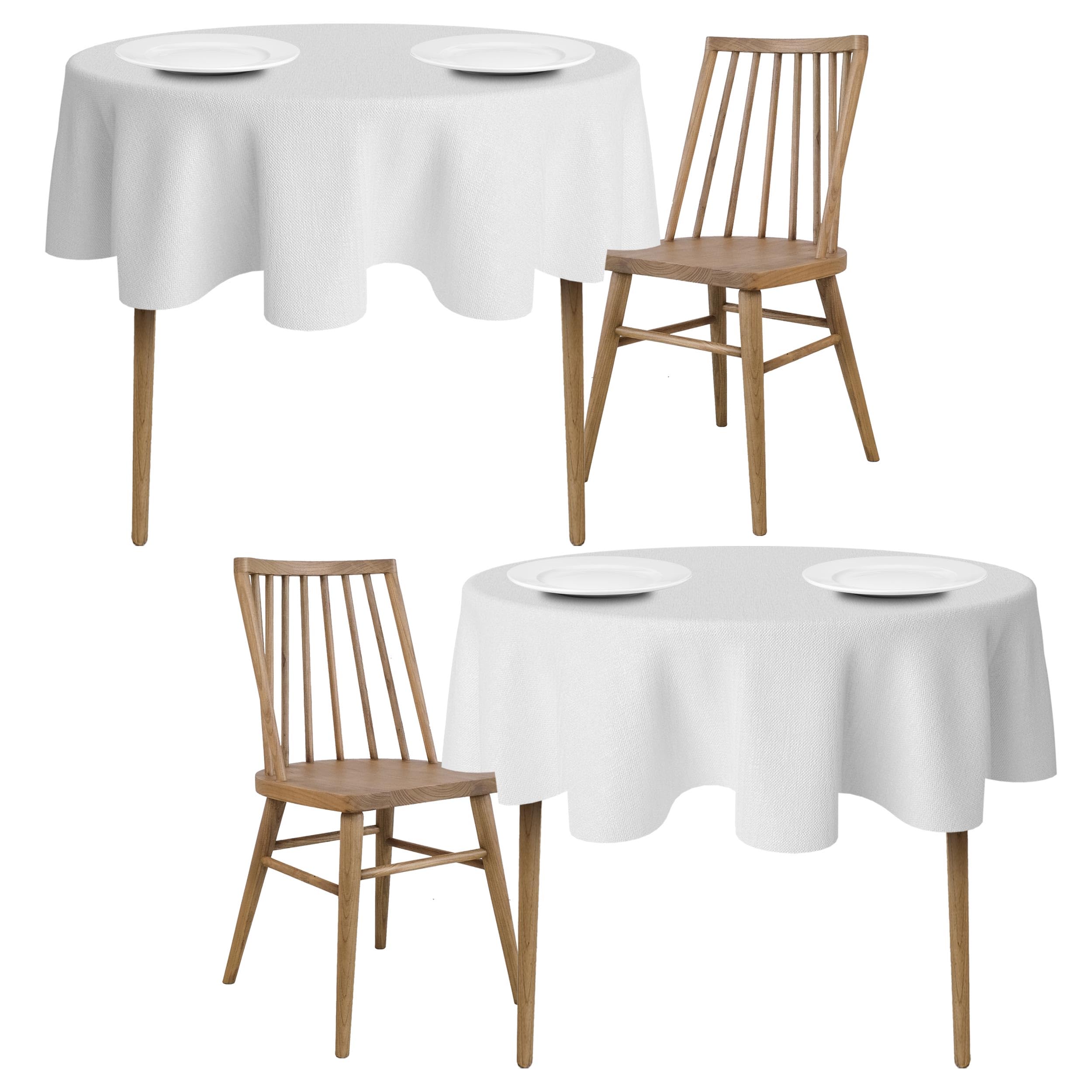 White Paper Tablecloths, 3 Count - Walmart.com