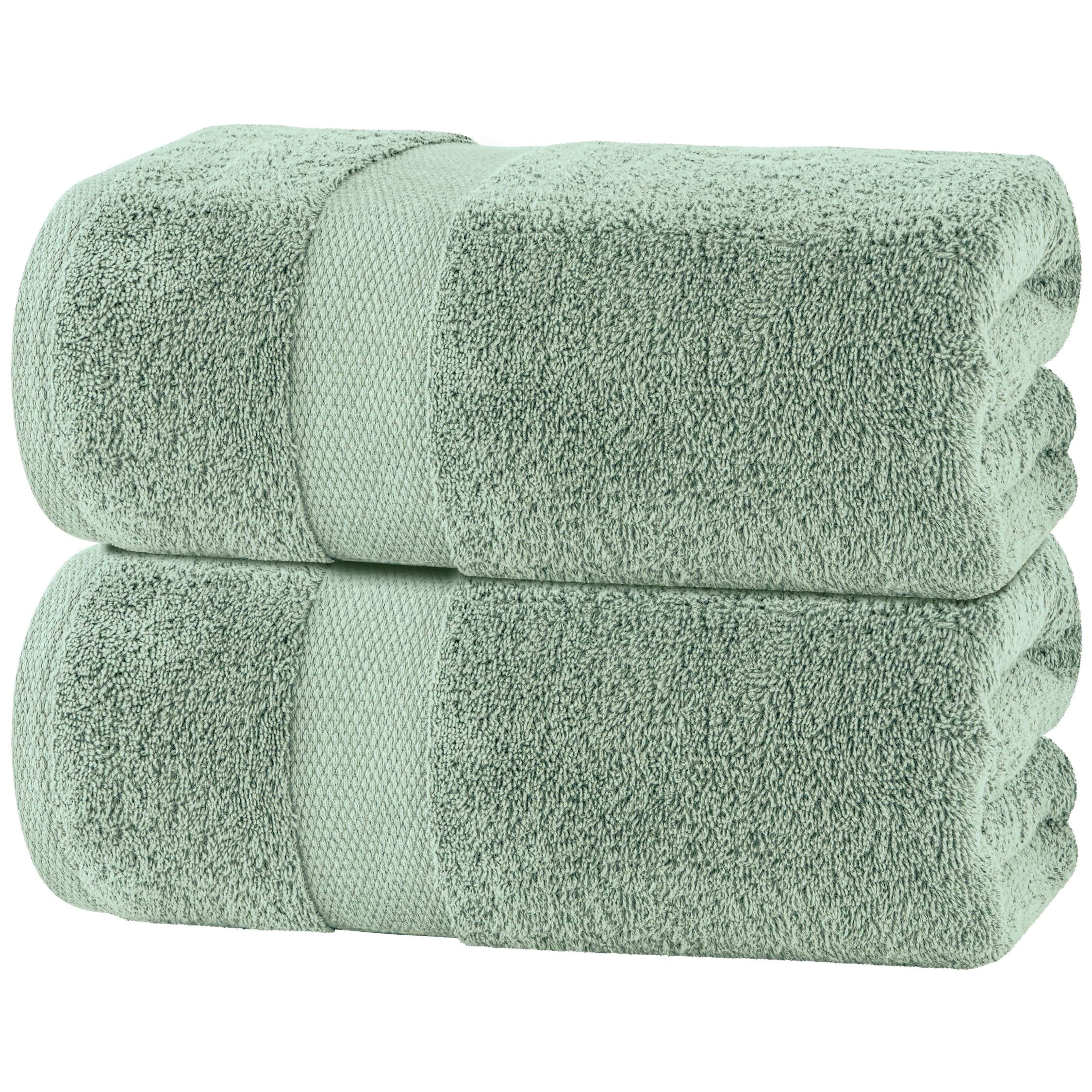White Classic Luxury 650 Gsm Cotton Bath Sheet Towels, Extra Large ...