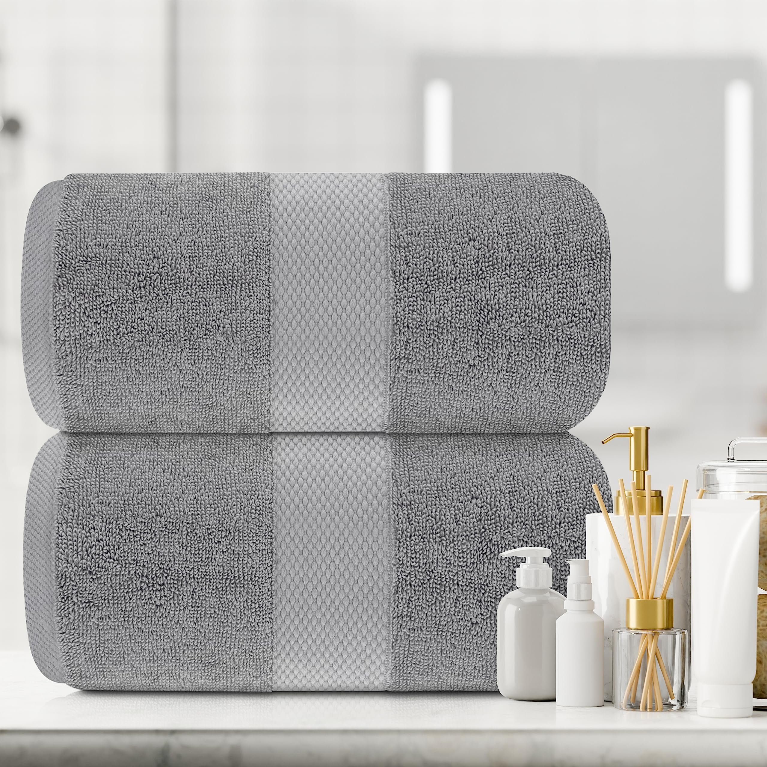 White Classic - Quick Dry, Oversized, Soft Luxury Bath Sheet Towels ...