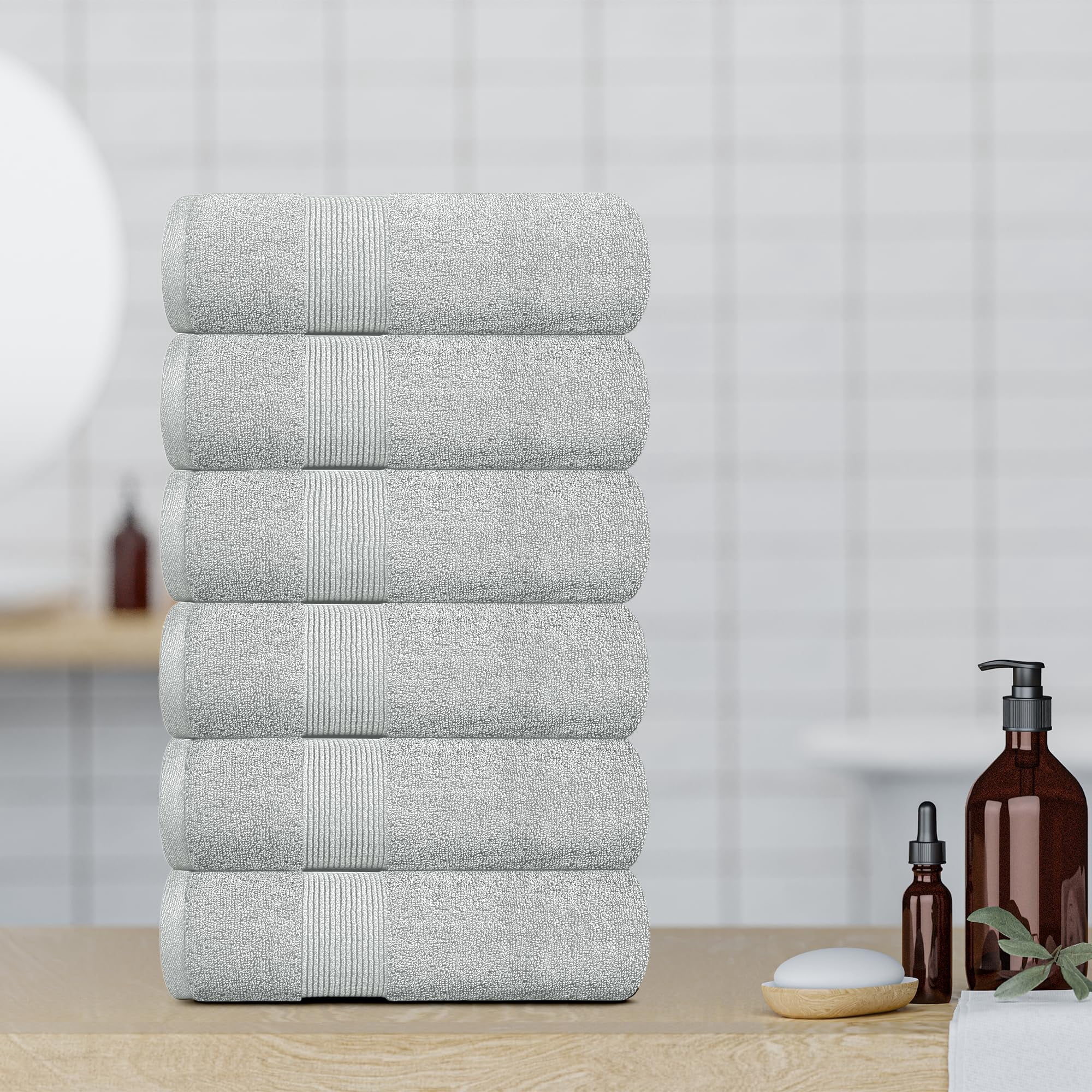 White Classic Resort Collection Soft Hand Towels | 16x27 Luxury Hotel ...