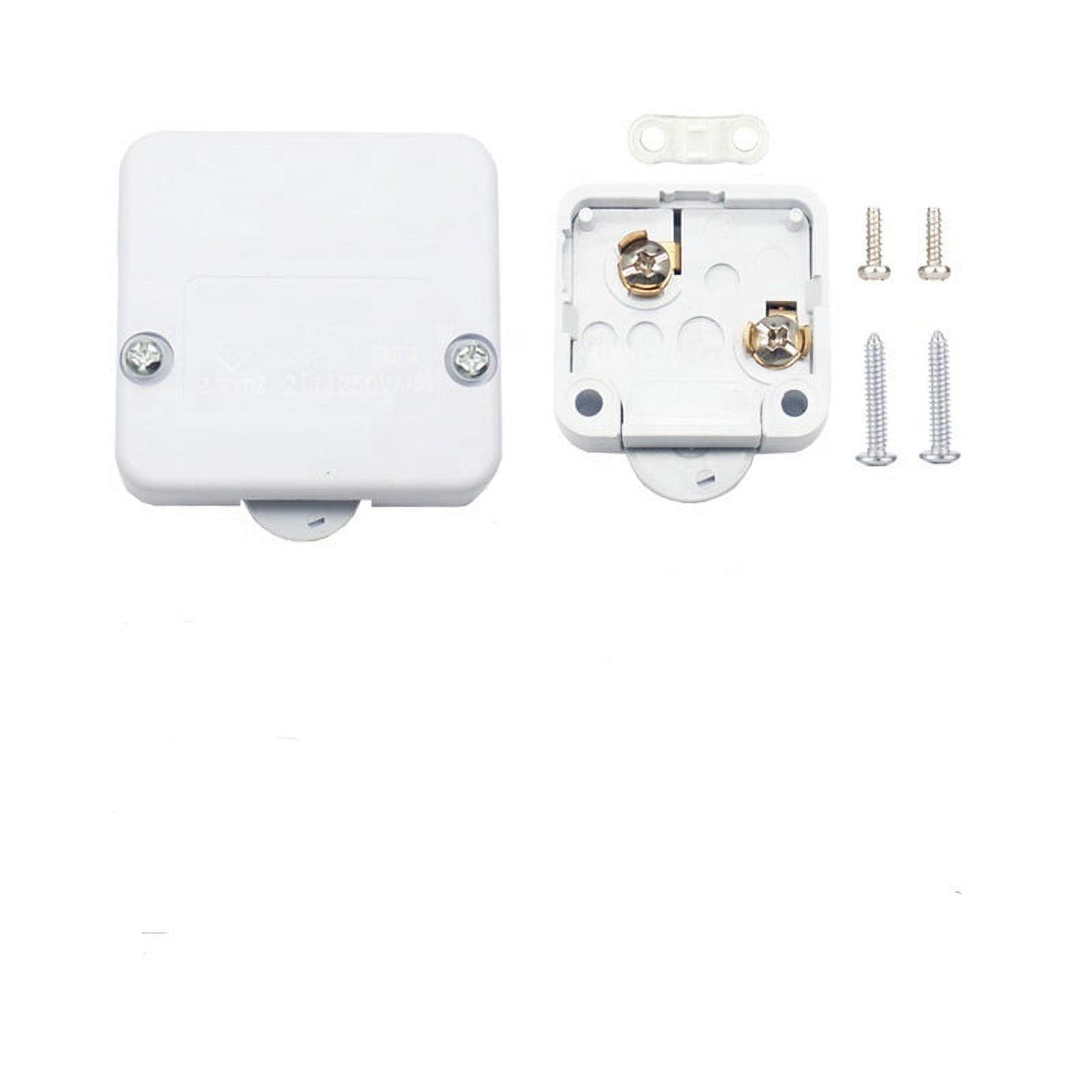 White Closet, Cabinet, Wardrobe Door Light Momentary Push Button ...