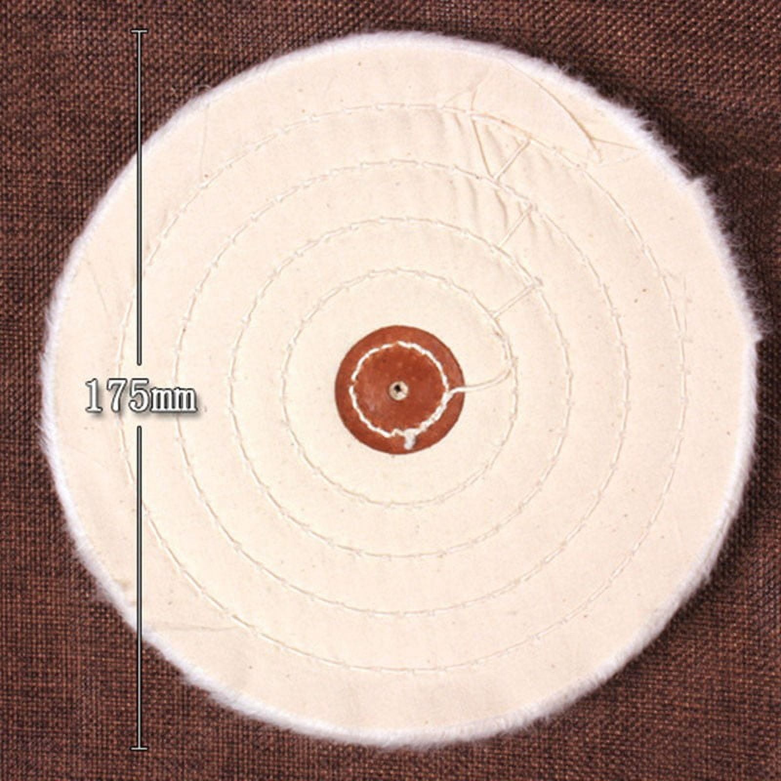 White Cloth Polishing Wheel for Metal, Jewelry, Wood, and Plastic ...