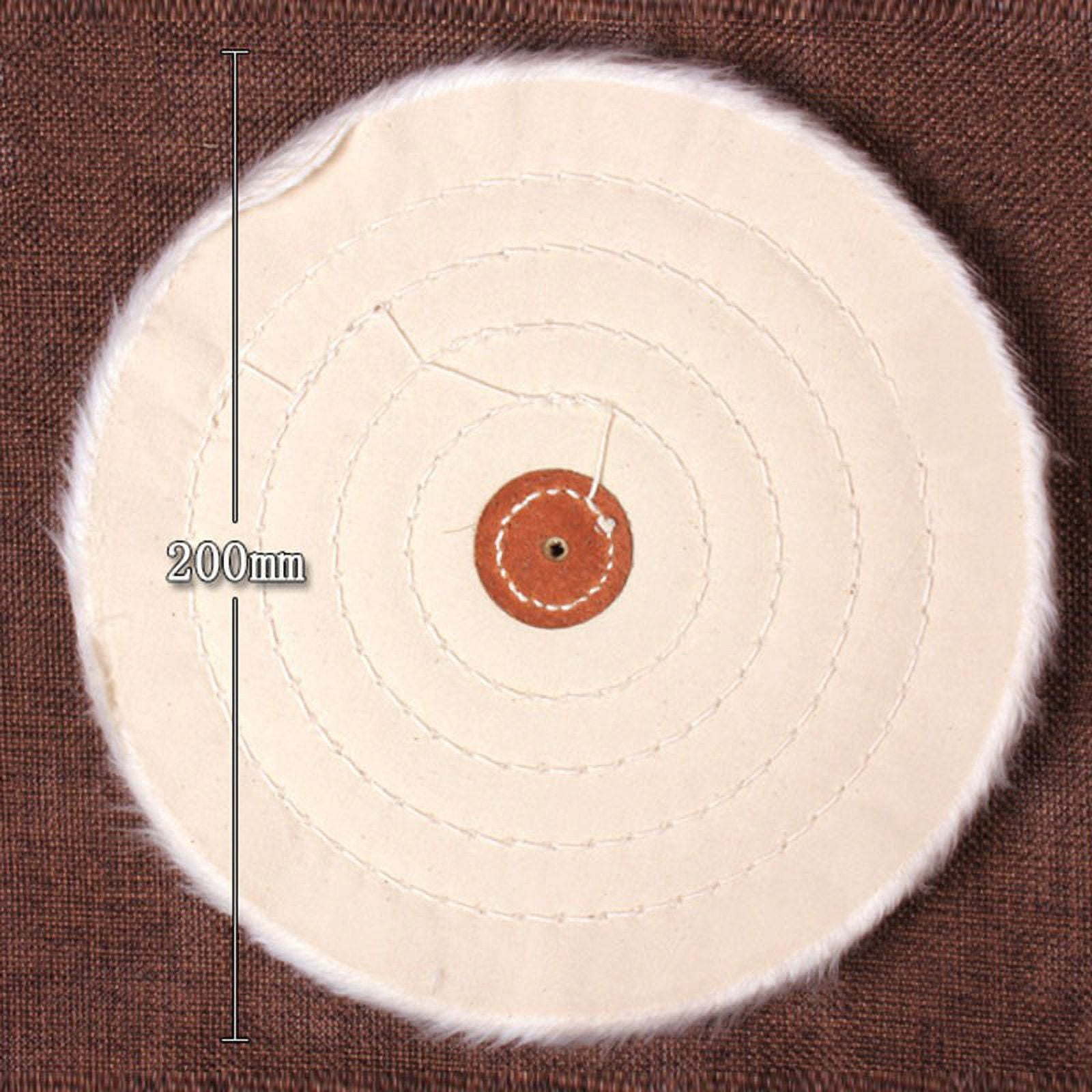 White Cloth Polishing Wheel for Metal, Jewelry, Wood, and Plastic ...