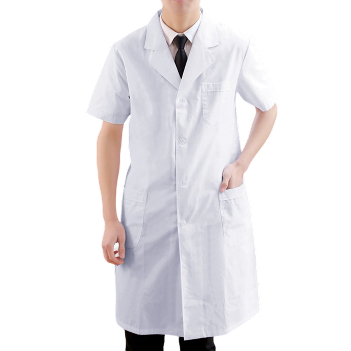White Coat Long Sleeve Women Do Logo Doctor Clothing Men'S Short Sleeve ...