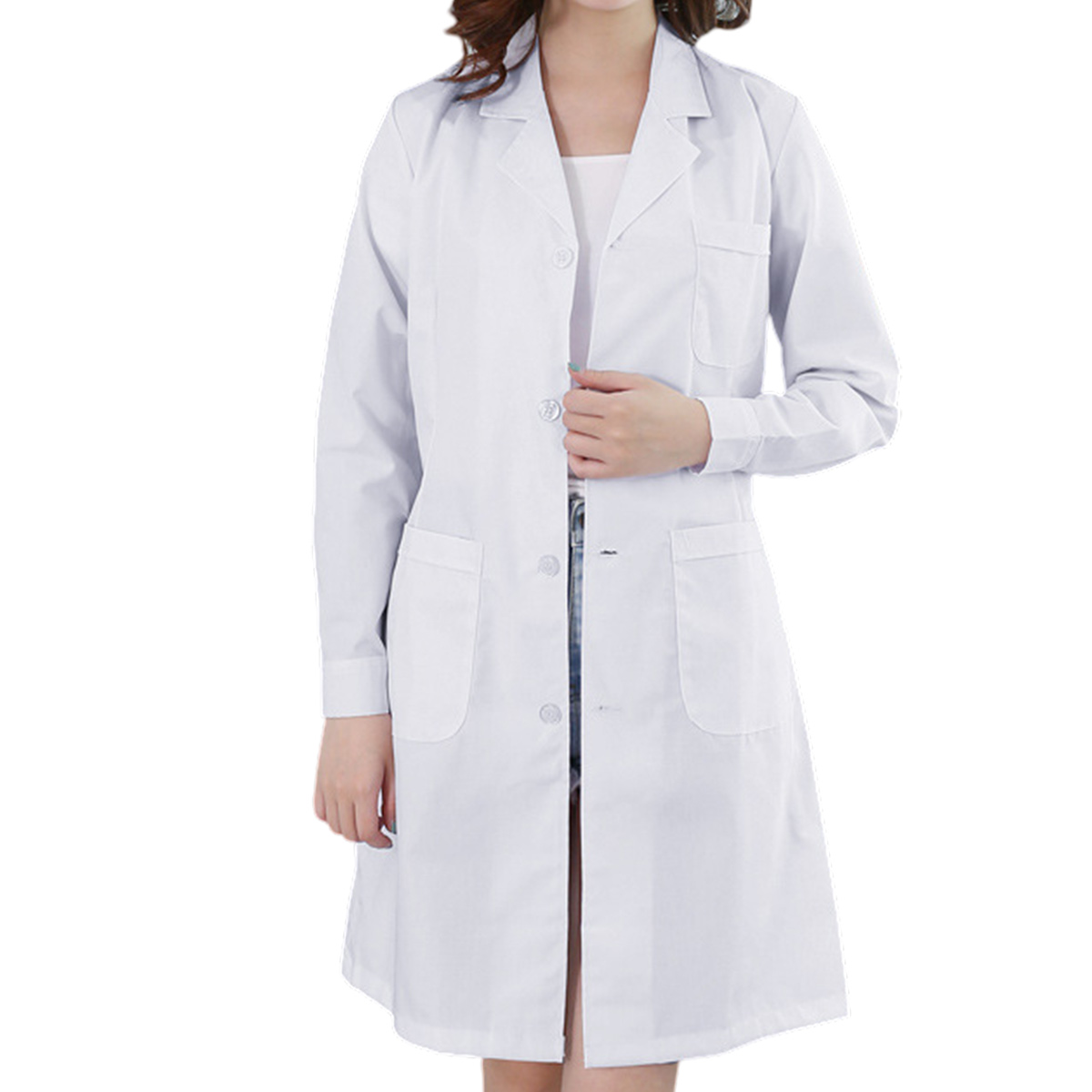 White Coat Long Sleeve Women Do Logo Doctor Clothing Men'S Short Sleeve ...