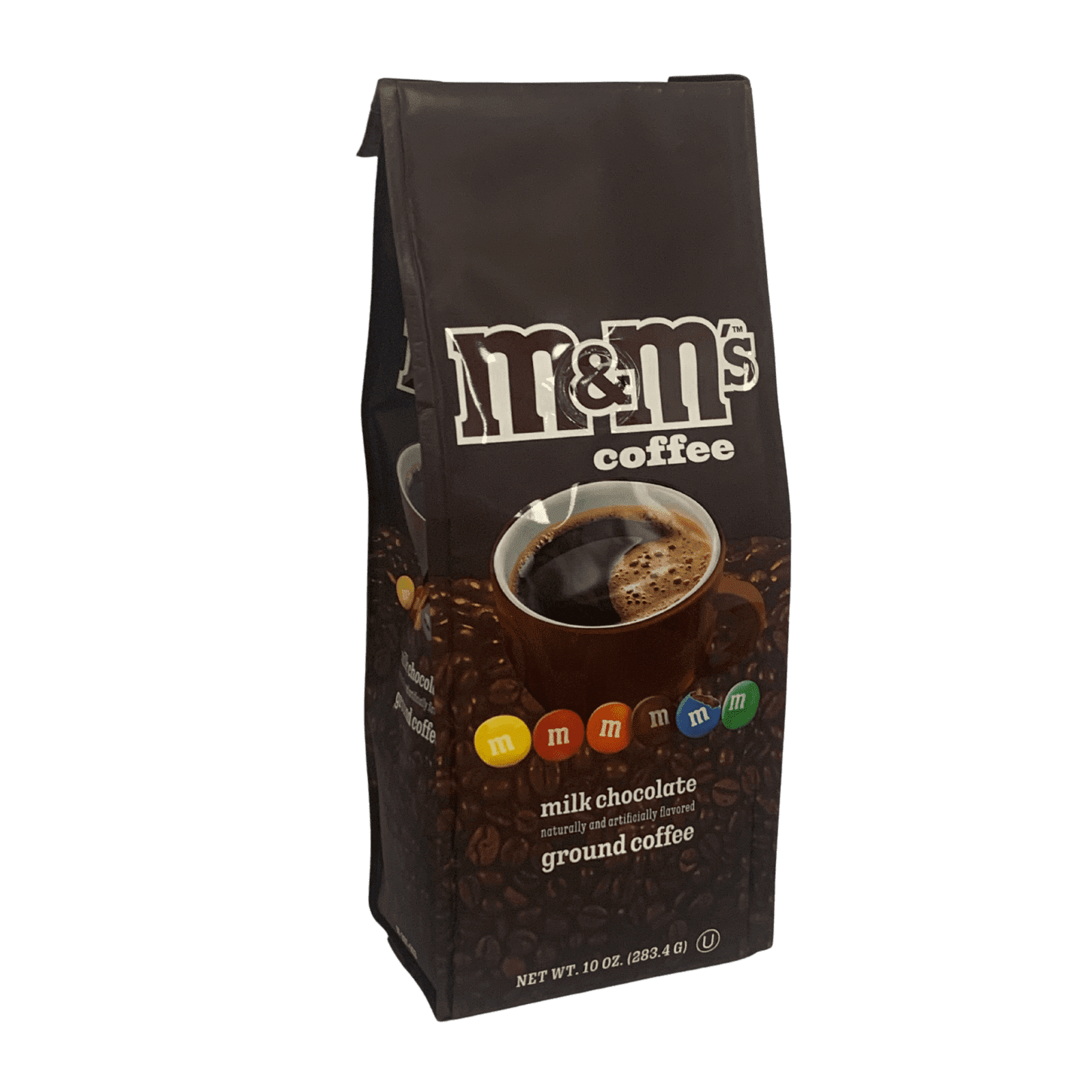 Brandclub - White Coffee Co Milk Chocolate Candy Flavored Medium Roast Ground Coffee - 10 Ounce