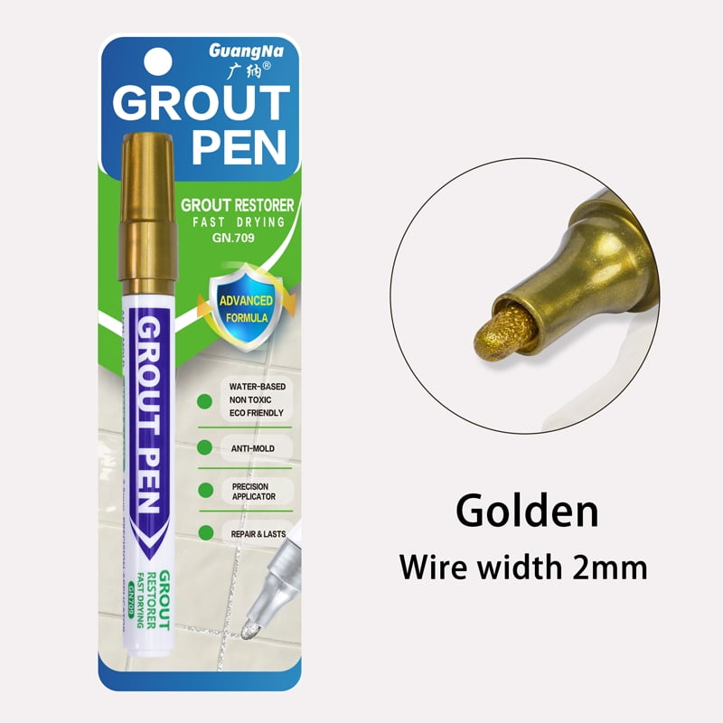 White Color Markers Pen 8 Colors Waterproof Ceramic Tile Grout Paint ...