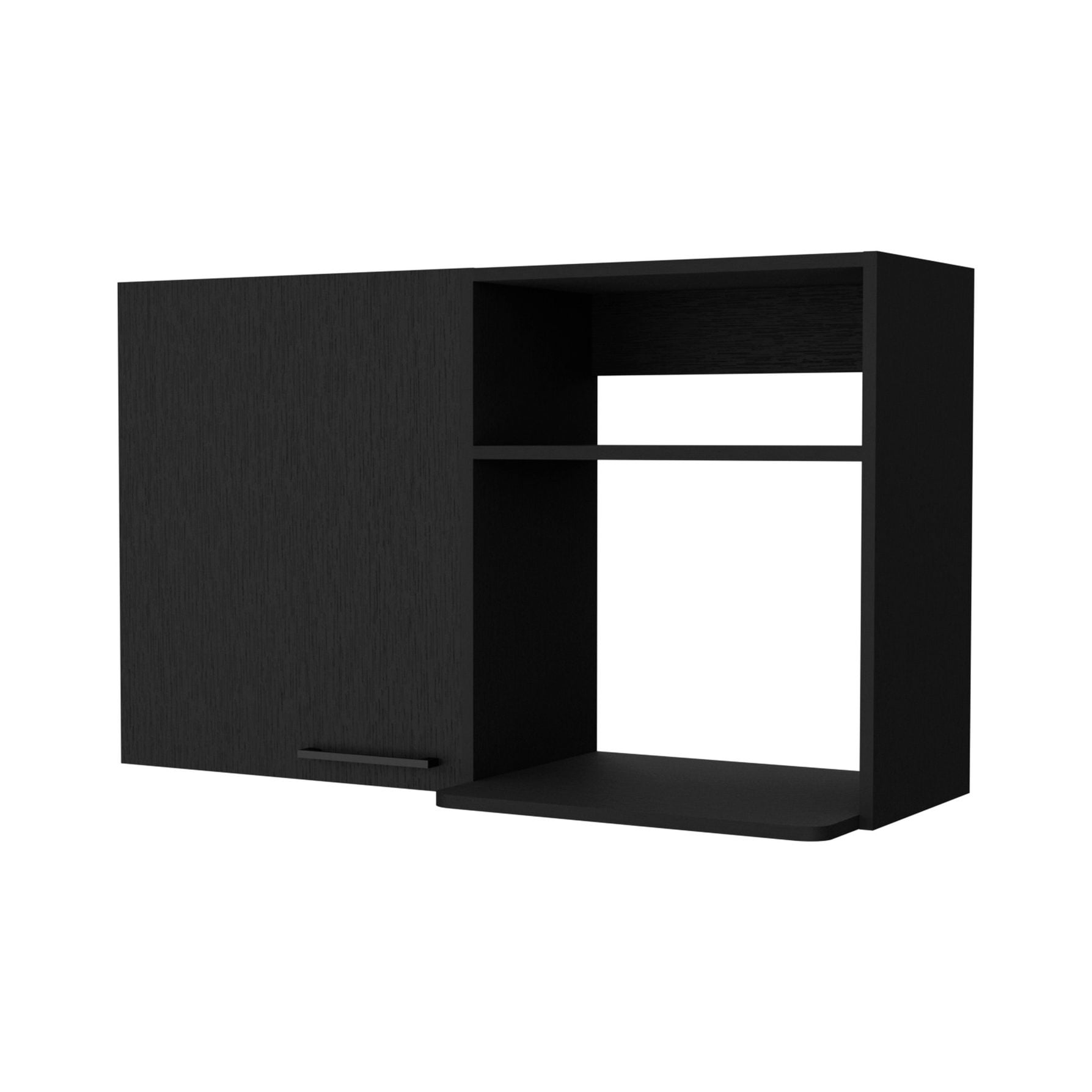 White Color Scheme - Stackable Wall Cabinet - Limited Kitchen Wall ...