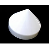 White Cone Dock Piling Cap / Piling Cover From 6" to 13" - White 7.5 ...