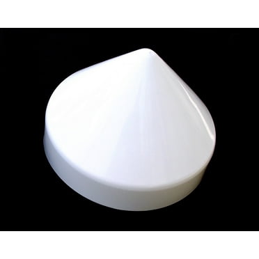 White Flat Dock Piling Cap / Piling Cover From 6" to 13" - White- 6inch ...