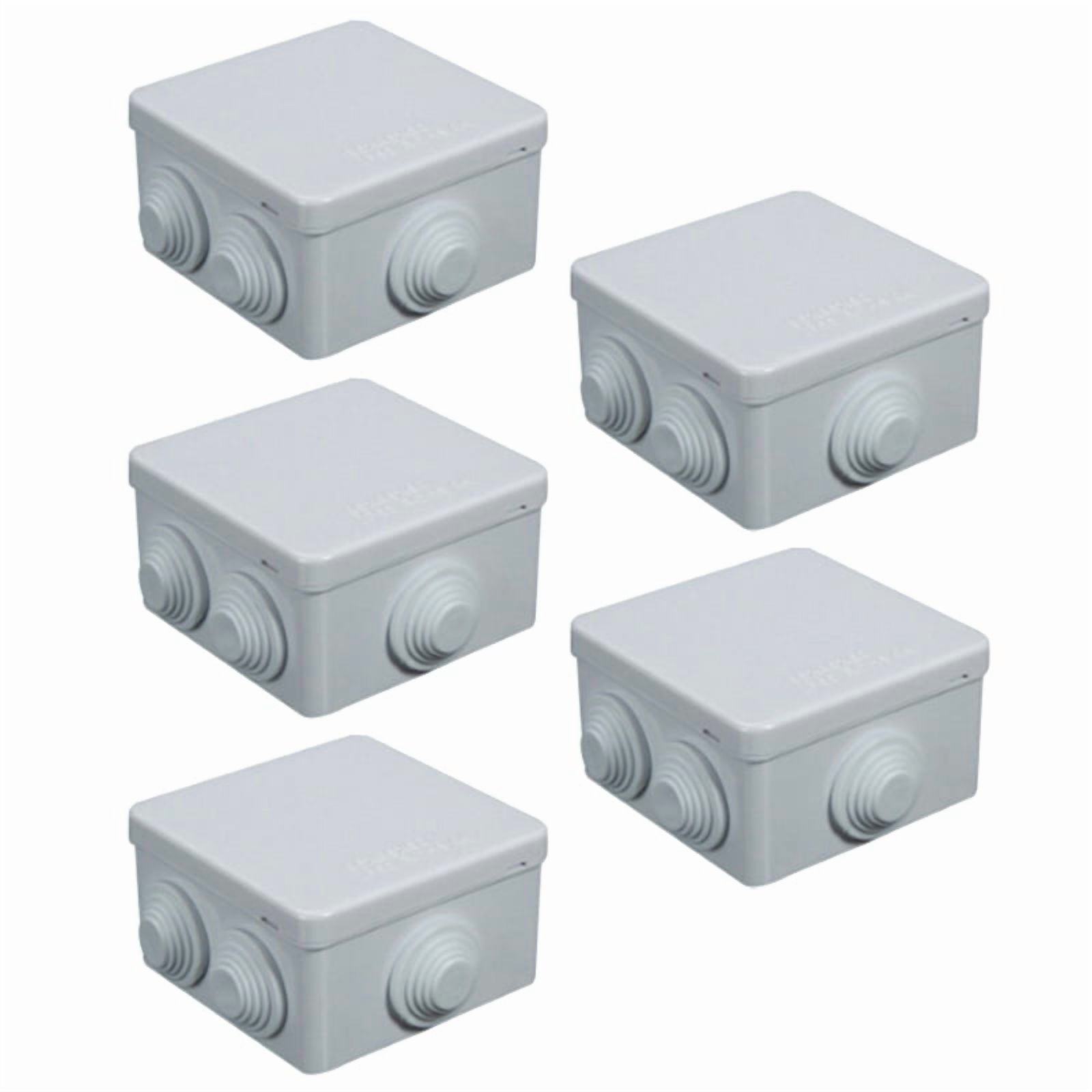 White Connection Cable Branch DIY Waterproof IP65 Power Case Junction ...