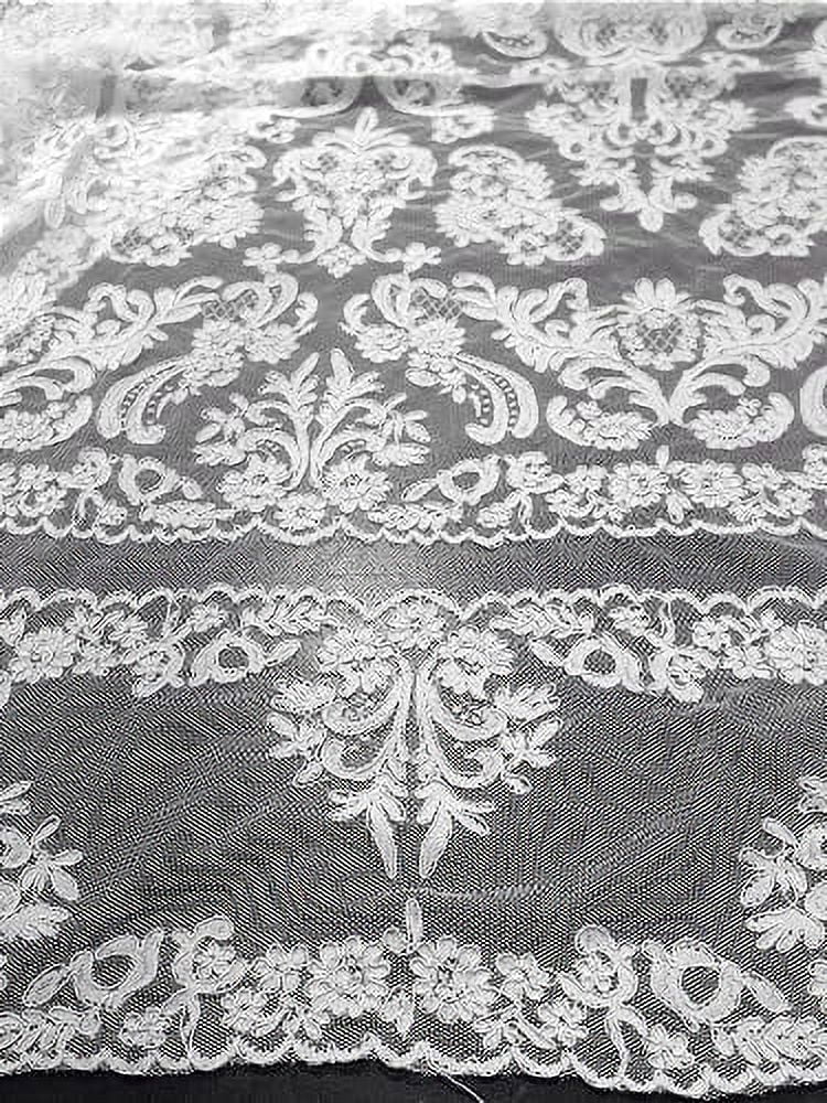White Corded Fabric 50" Wide by The Yard - Walmart.com