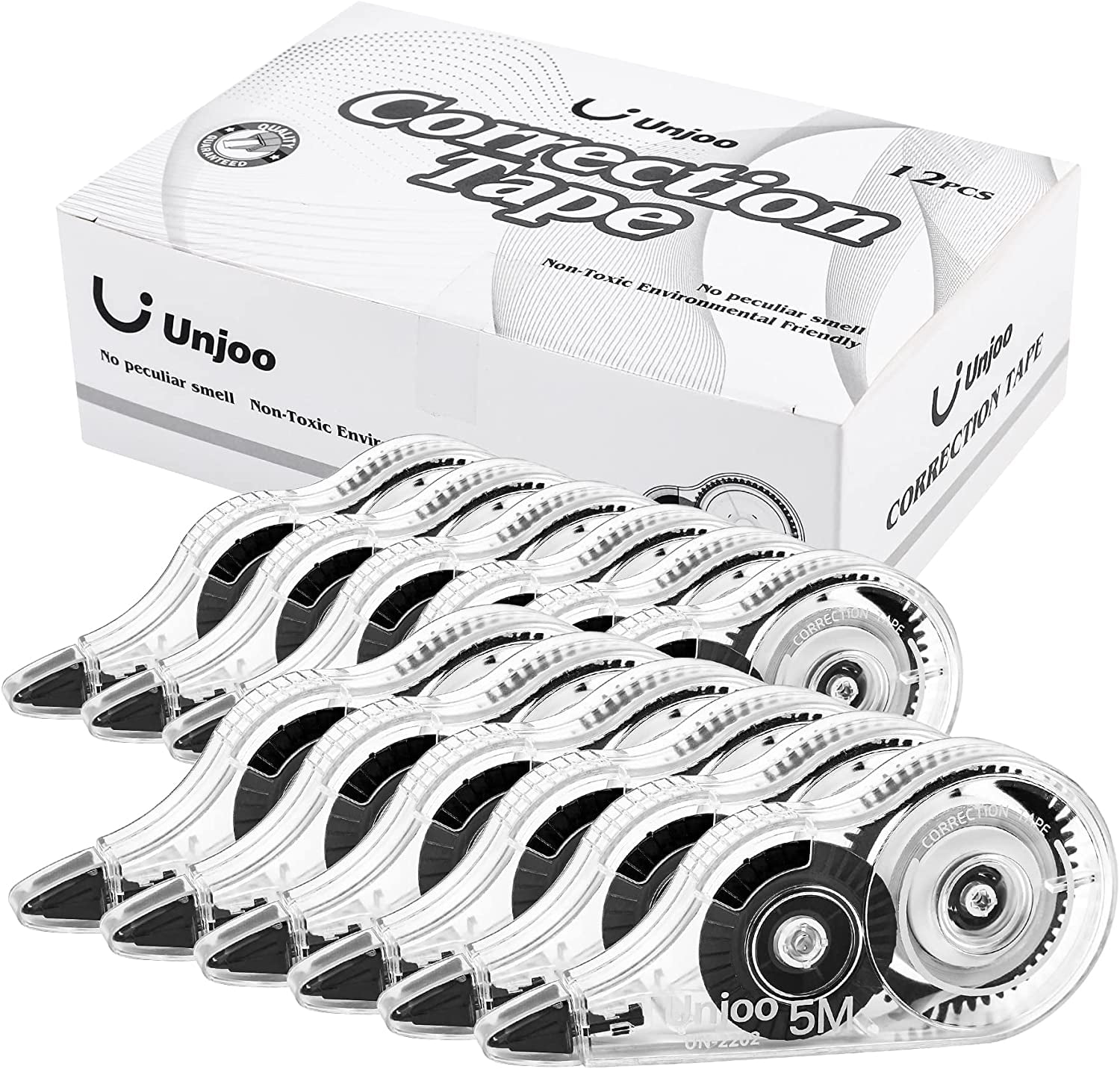 Unjoo White Correction Tape, Easy To Use Applicator for Instant ...