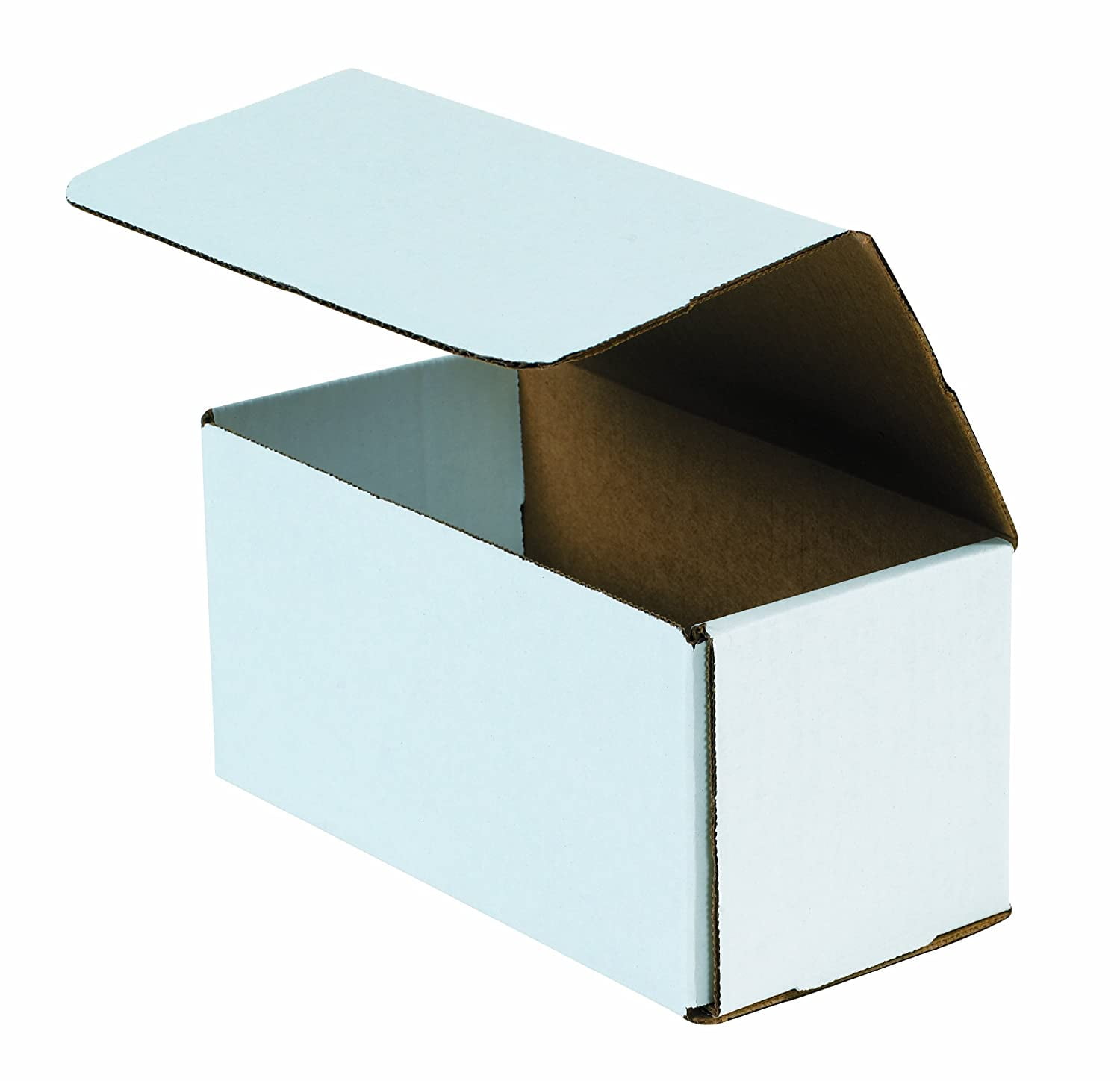 White Cardboard Mailing Boxes, 12 x 6 x 6 Inches, Pack of 50, Crush ...