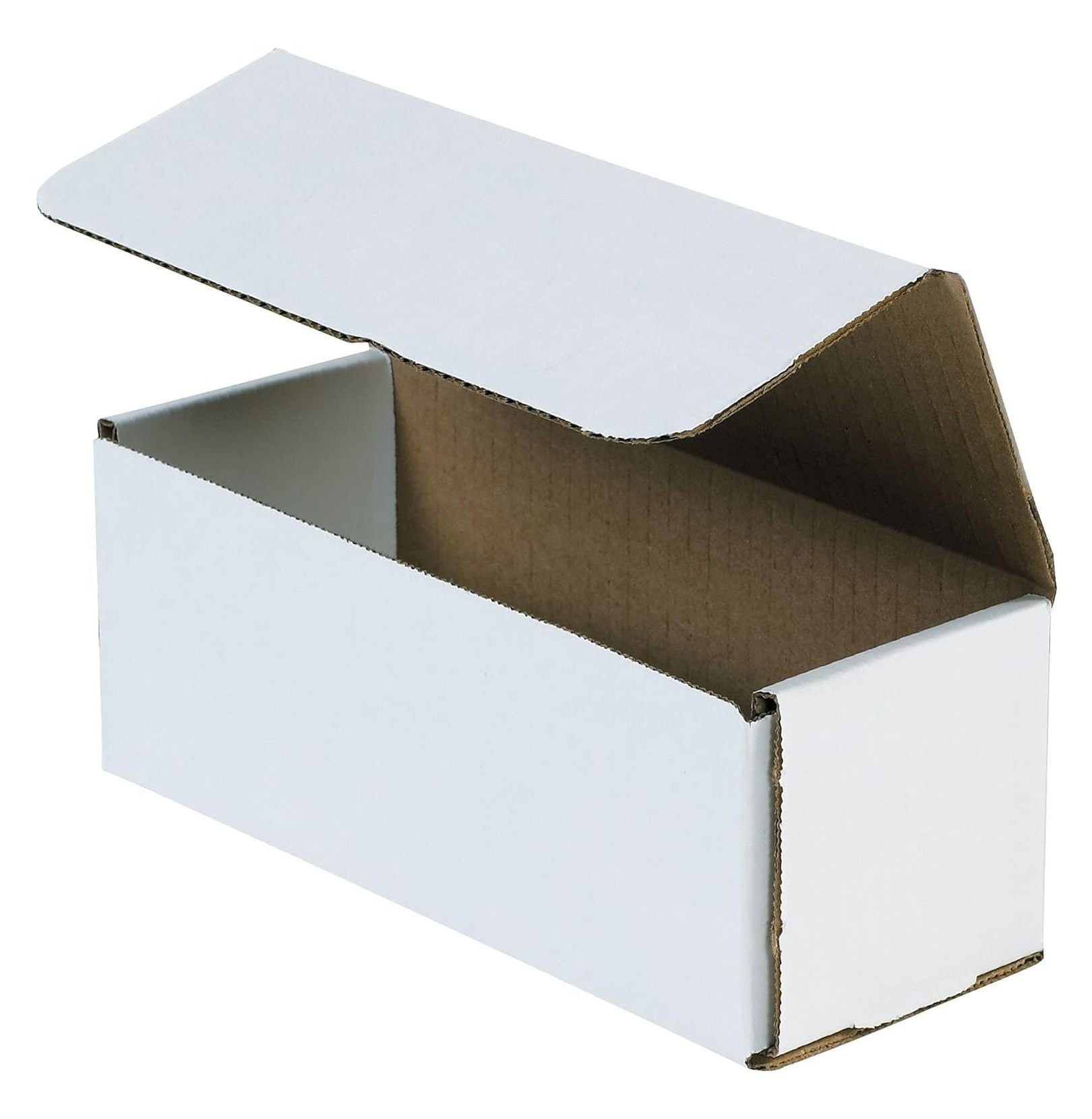 White Corrugated Cardboard Mailing Boxes, 9" x 3" x 3", Pack of 50 ...