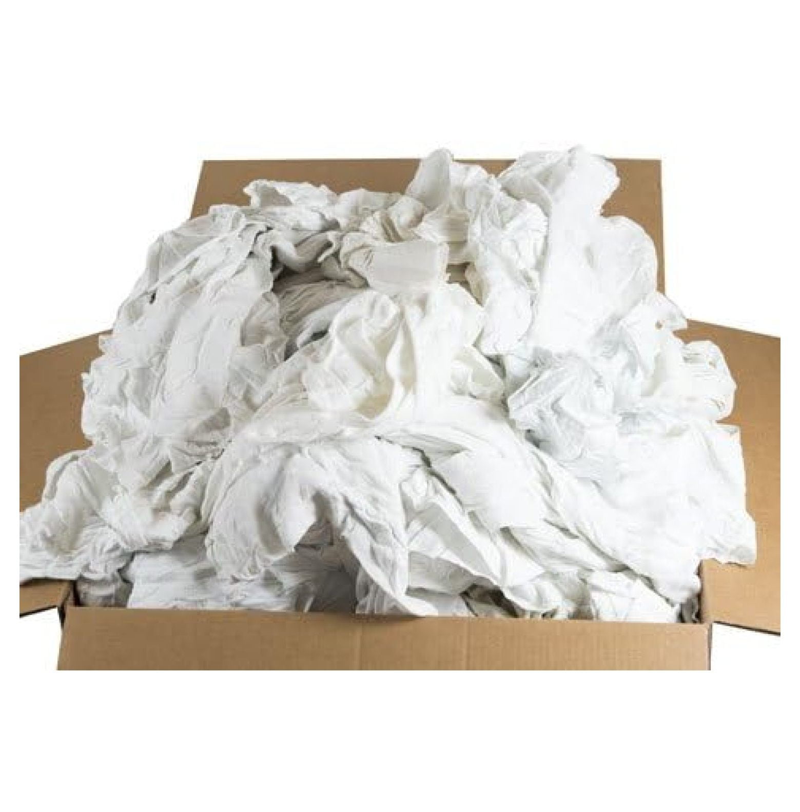 White Cotton/Cotton Blend Rags - Pre-Washed - 40 Pounds - Walmart.com