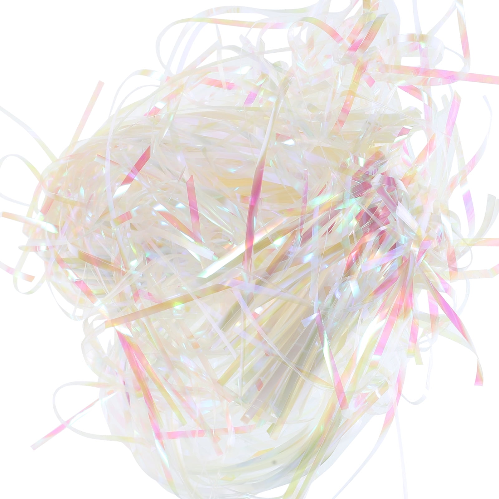 White Crinkle Cut Paper Gift Wrapping Shred Box Decorations Green ...