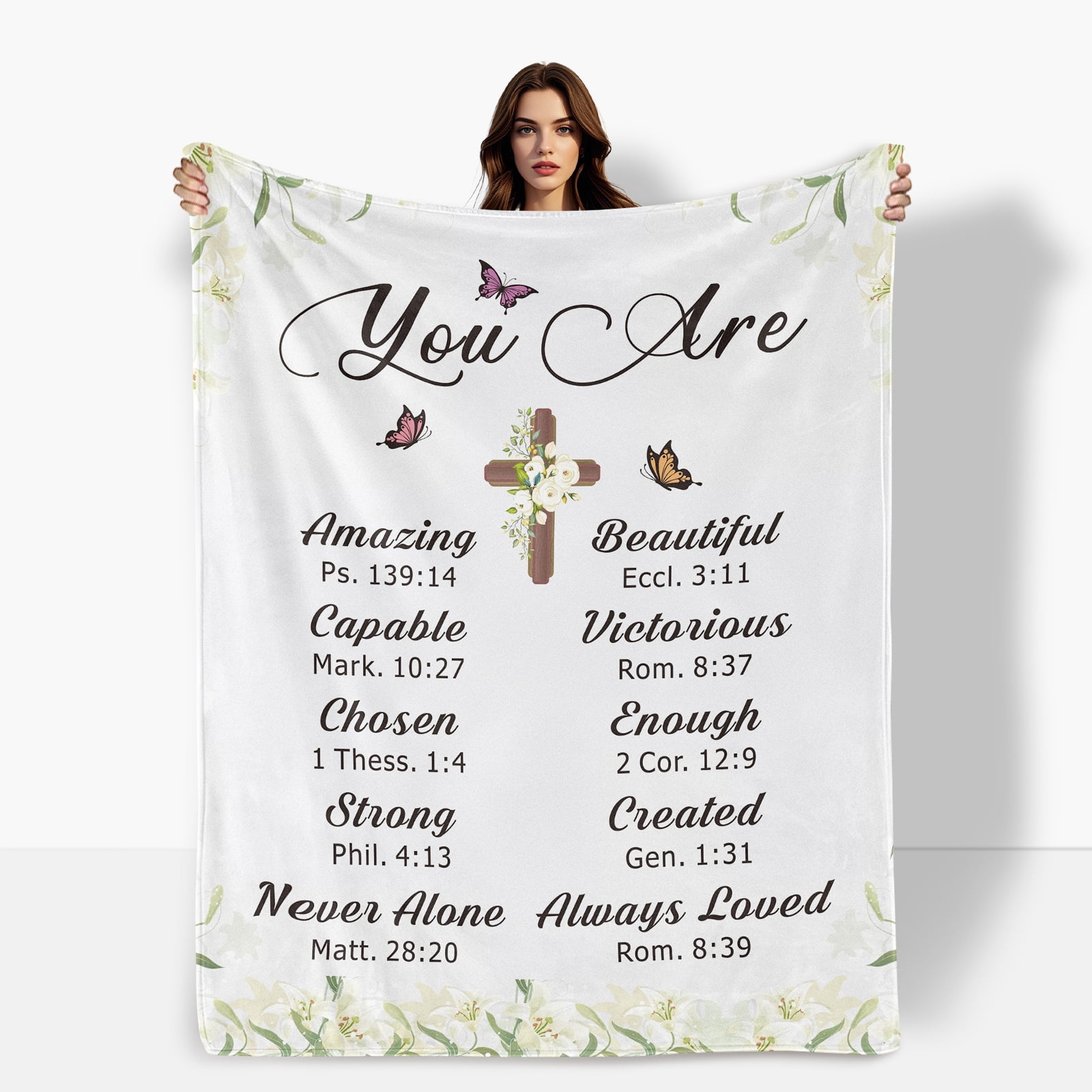 White Cross Flannel Blanket A Symbol Of Perseverance And Love A ...