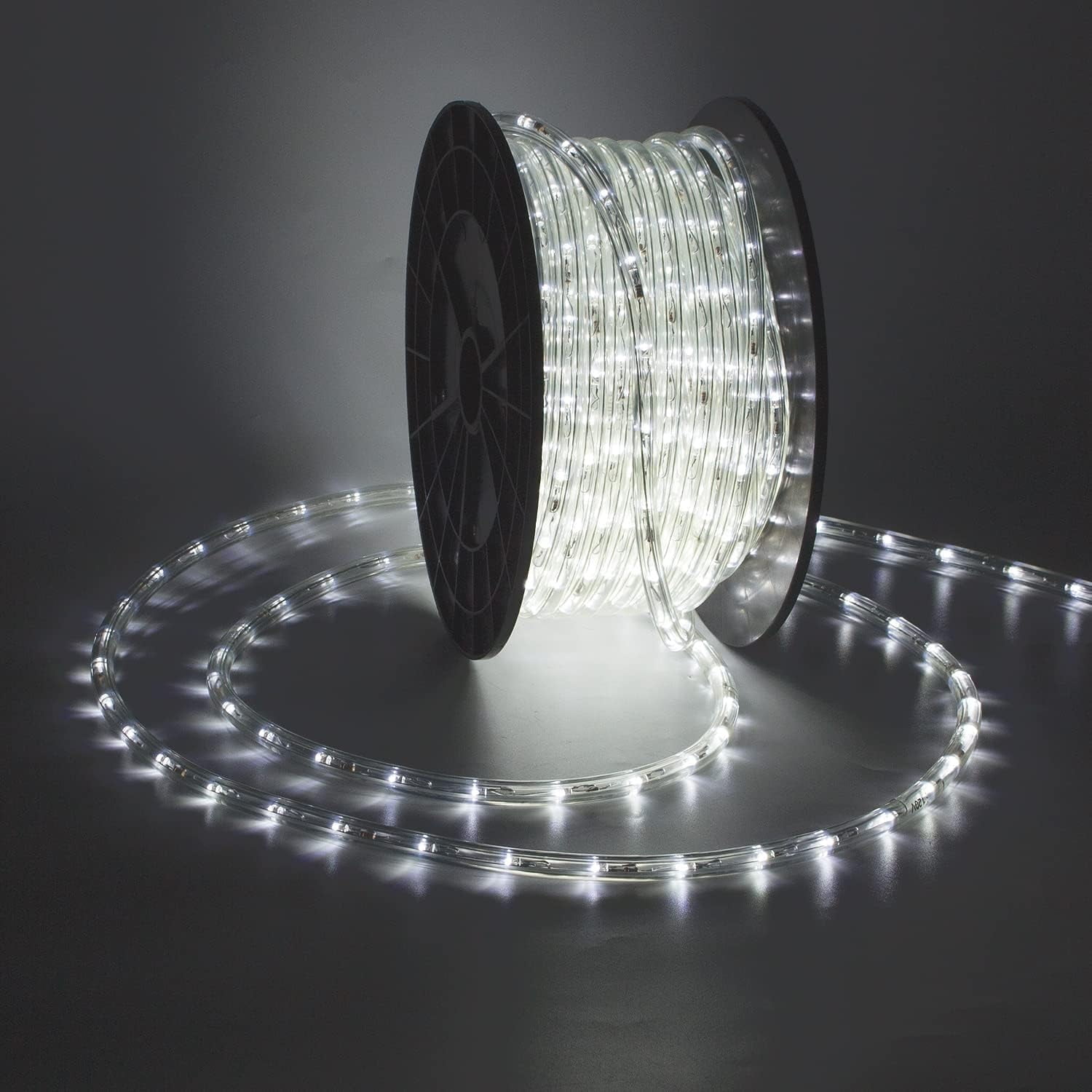 White Rope Light with 900 LED Cuttable and Connectable LED Strip Lights ...
