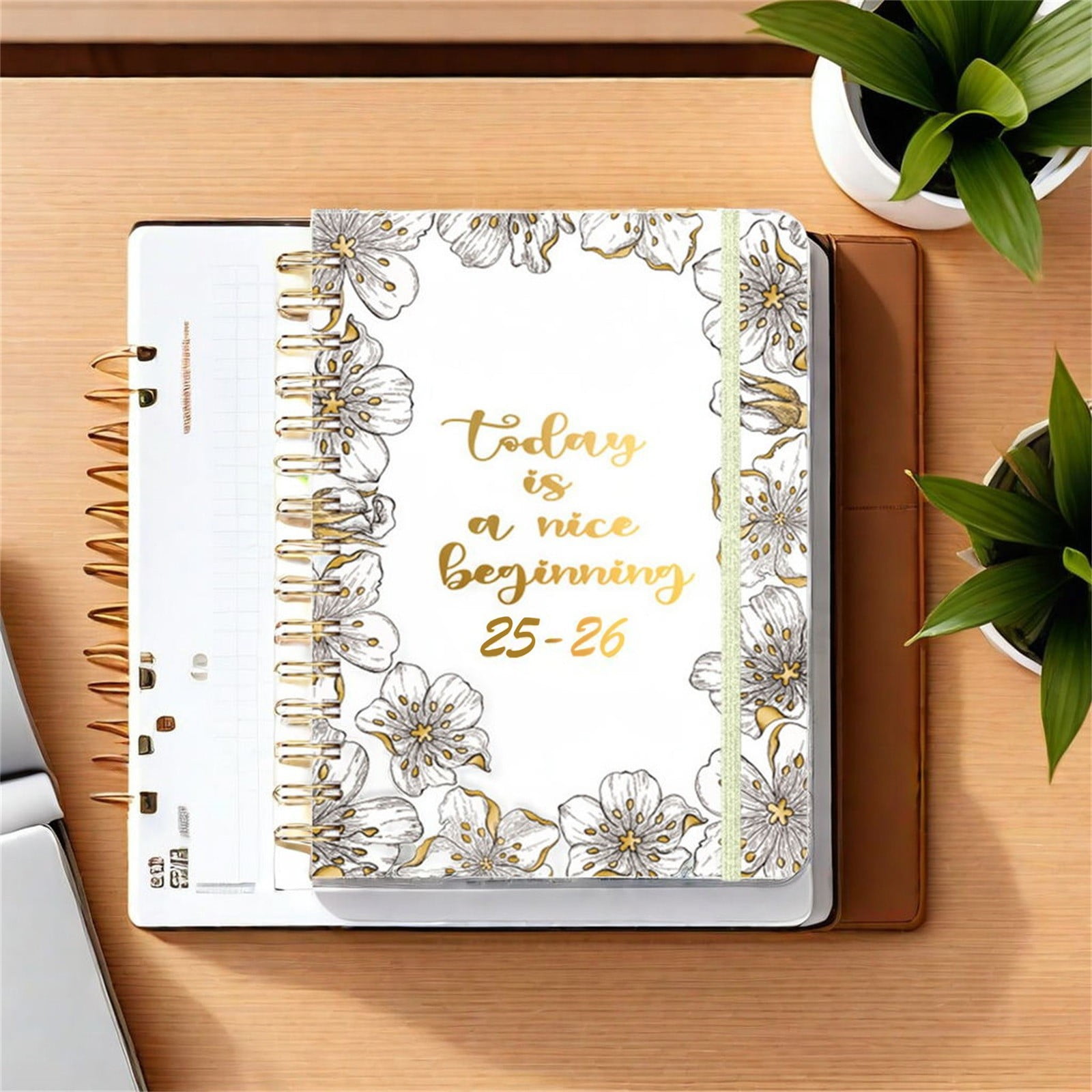 (White) Daily Plan Book 2024 Time Management Schedule Book Notepad B ...