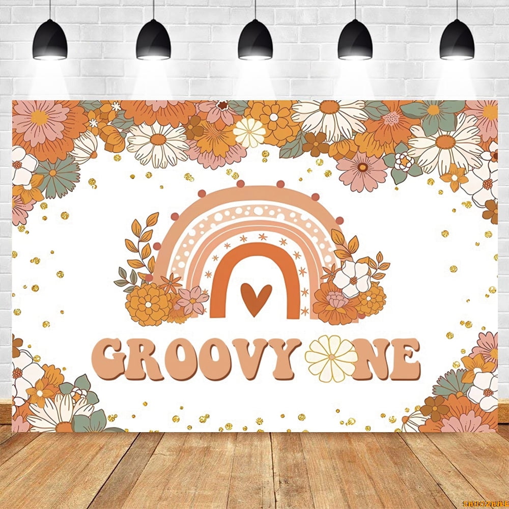 White Daisy Backdrop Sun Sunshine Car Newborn Baby Shower Kids Birthday ...