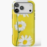 White Daisy Phone Case Pattern Design iPhone Case 17 11 12 13 14 15 16 ...