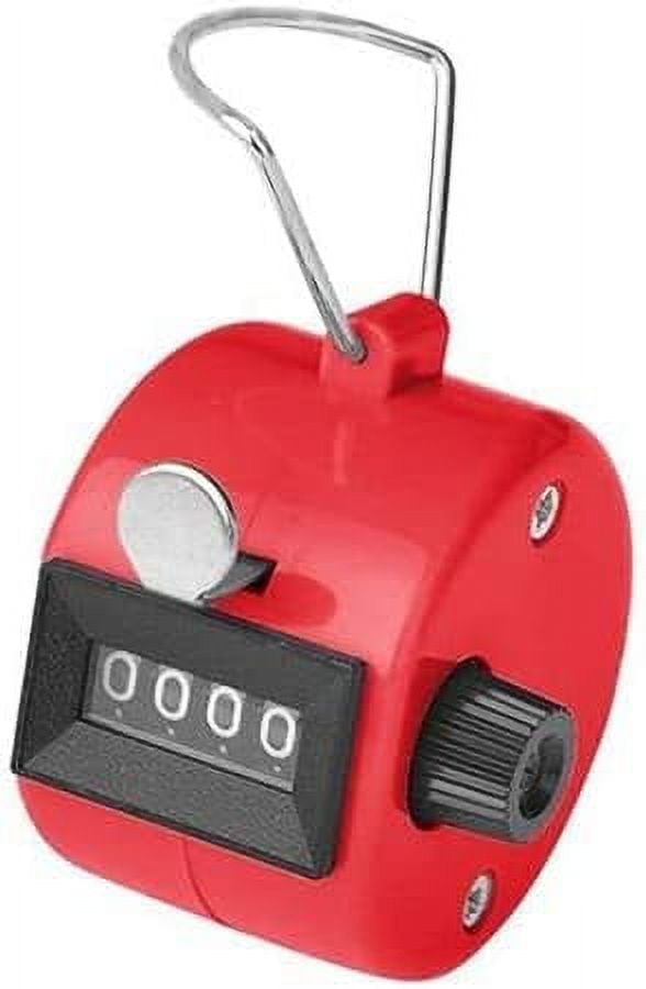 White Deer Hand Tally Counter 4 Digit Number Dual Clicker Golf Handy ...