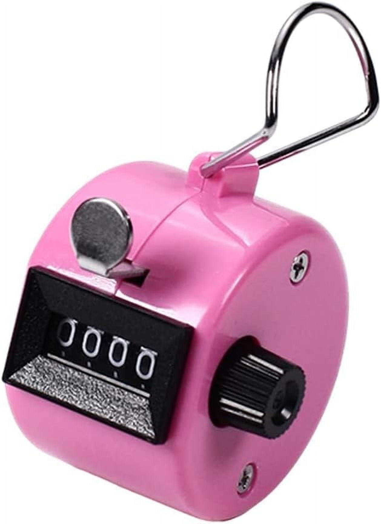 White Deer Hand Tally Counter 4 Digit Number Dual Clicker Golf Handy ...