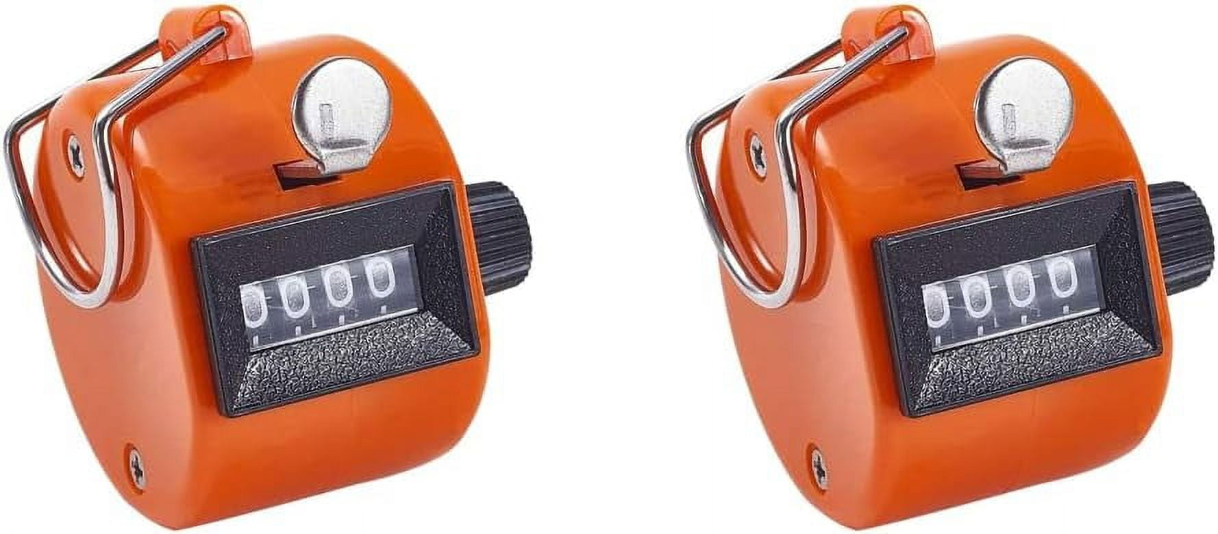 White Deer Hand Tally Counter 4 Digit Number Dual Clicker Golf Handy ...