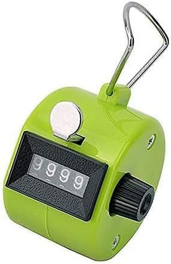 White Deer Hand Tally Counter 4 Digit Number Dual Clicker Golf Handy ...
