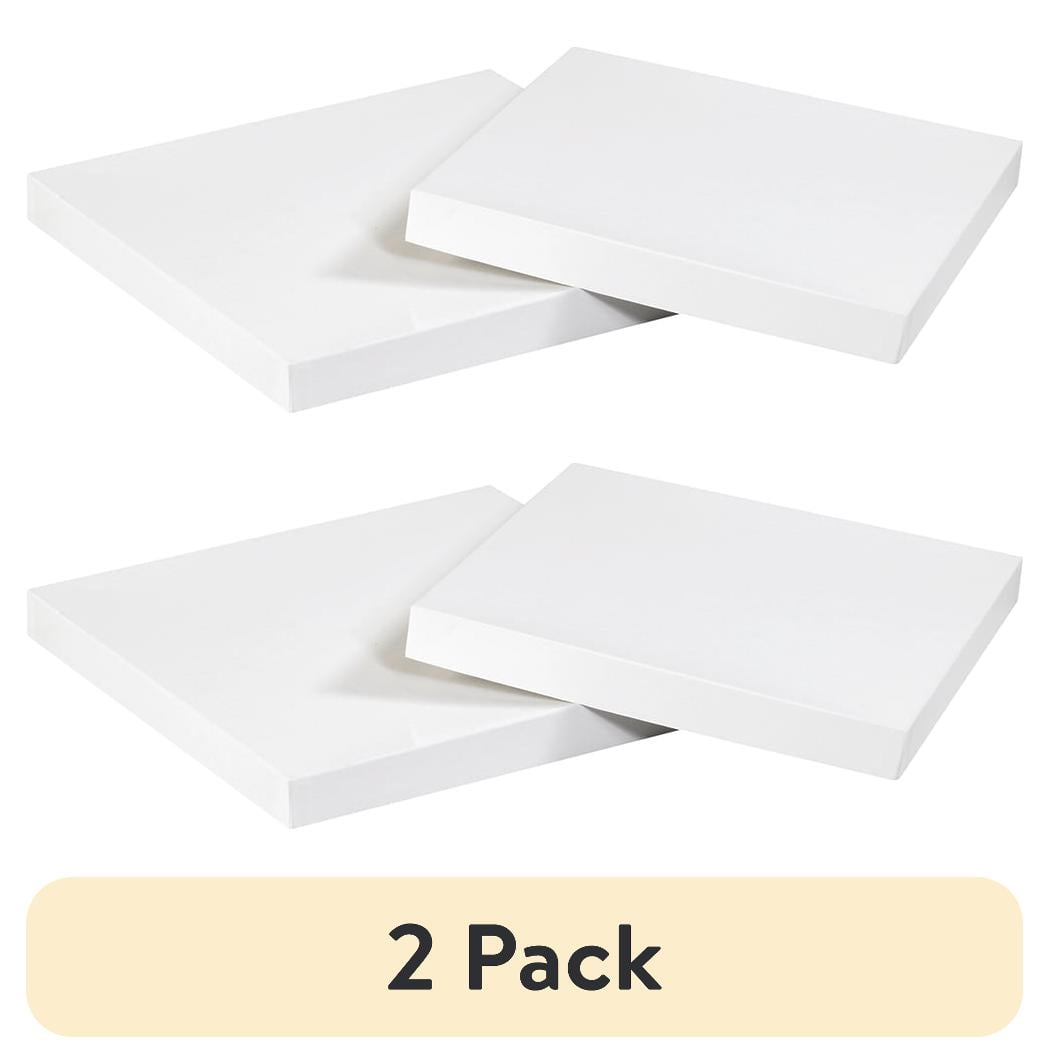 (2 pack) Partners Brand Deluxe Gift Box Lids,12x12",PK50 DGBL1212W ...