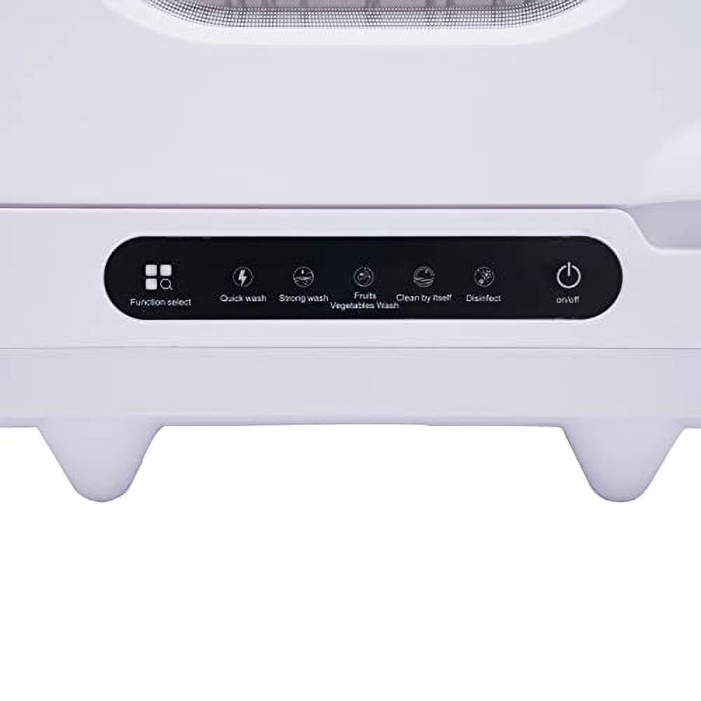White Desktop Dishwasher, 1200W Compact Automatic Dishwasher, 5 Washing ...