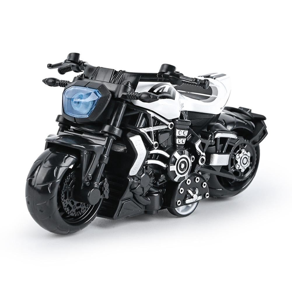 {White Devil} Opp Bag (C)$ Boys Toys Simulation Alloy Motorcycle Model ...