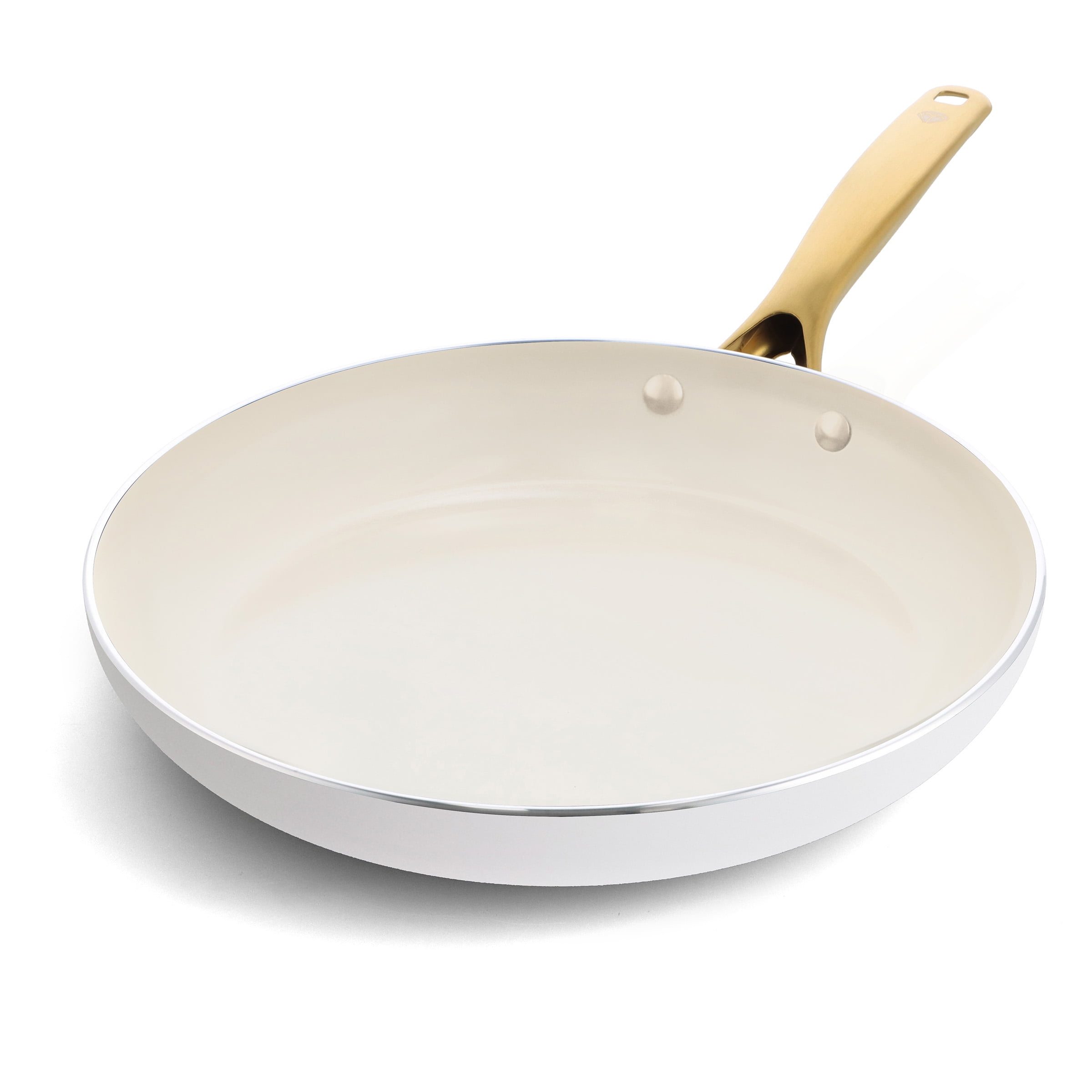 Blue Diamond White Diamond 12" Toxin-Free Ceramic Frying Pan Skillet ...