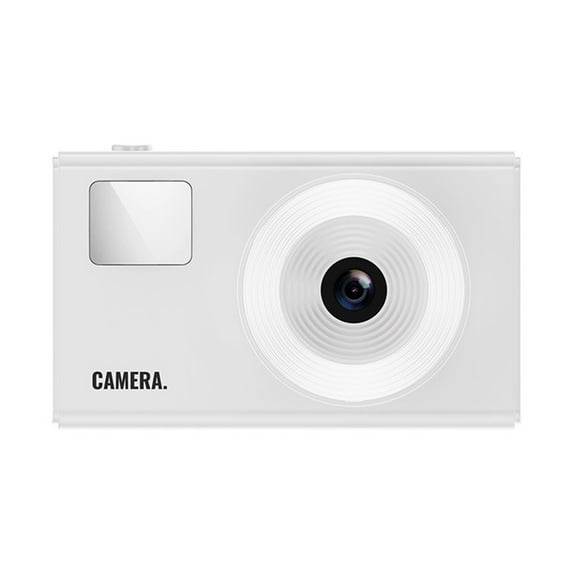 White Digital Camera White Color Uhd 4K 48Mp For Kids Teens Adults 16X ...