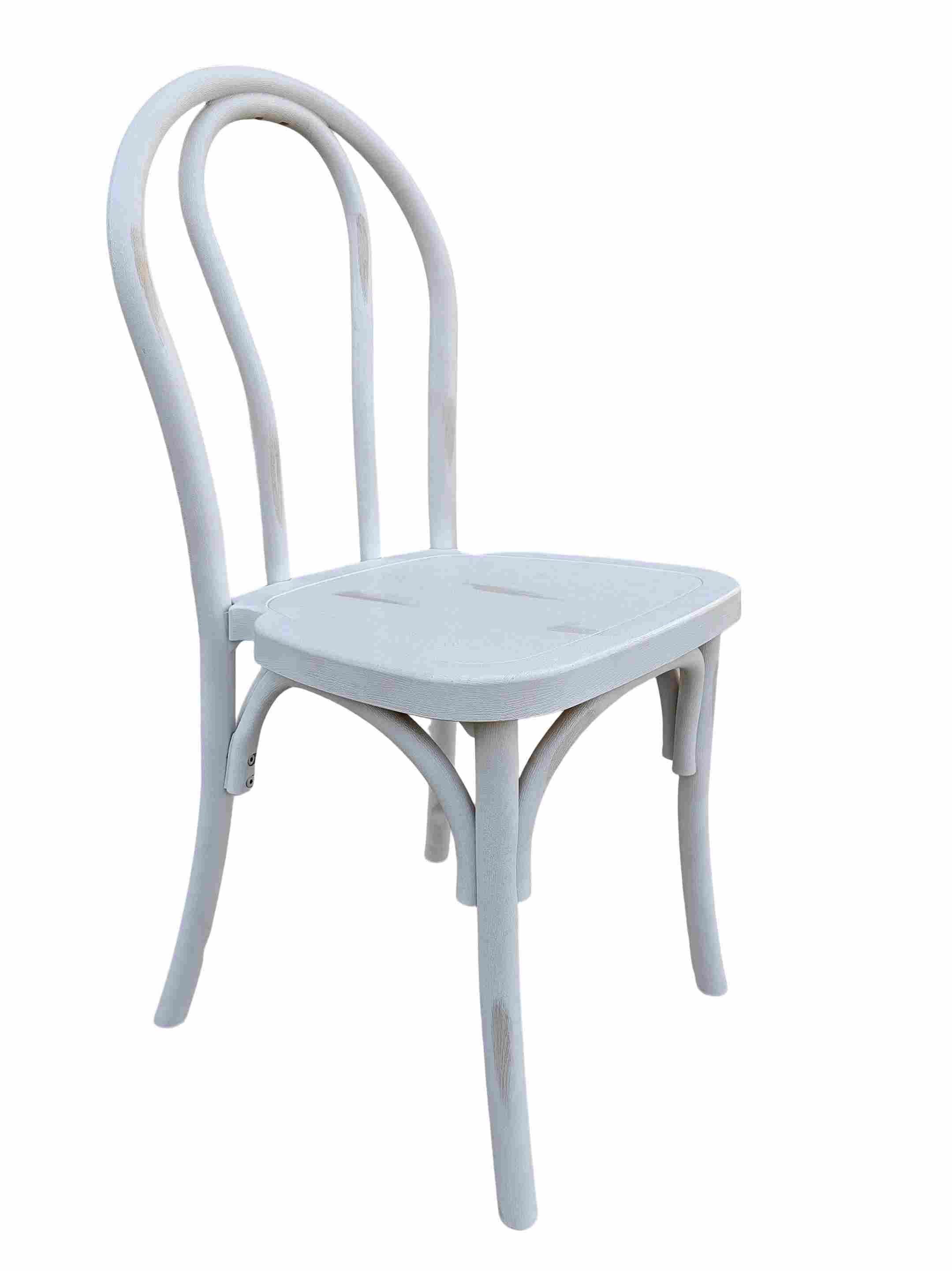 White Distressed Steel Skeleton™ Bentwood Chair by Chivari - Walmart.com