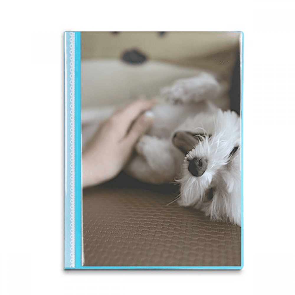 White Dog Pet Animal Cute Photo Book Sheet Protectors Portfolio Binder ...