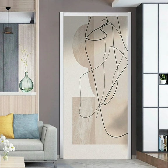 Door Stickers Self Adhesive Mural Wallpaper Poster PVC Removable ...