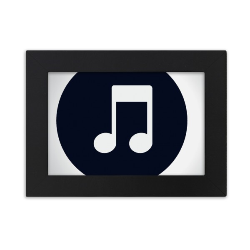 White Doubled-quaver Music Notes Desktop Photo Frame Ornaments Picture ...